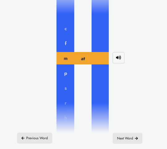 Digital Word Slider | Fun & Interactive Phonics App For Kids